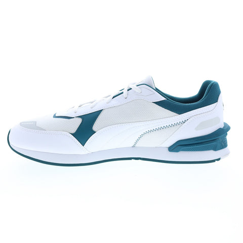 Puma MAPF1 Mercedes Low Racer 30684303 Mens White Motorsport Sneakers ...