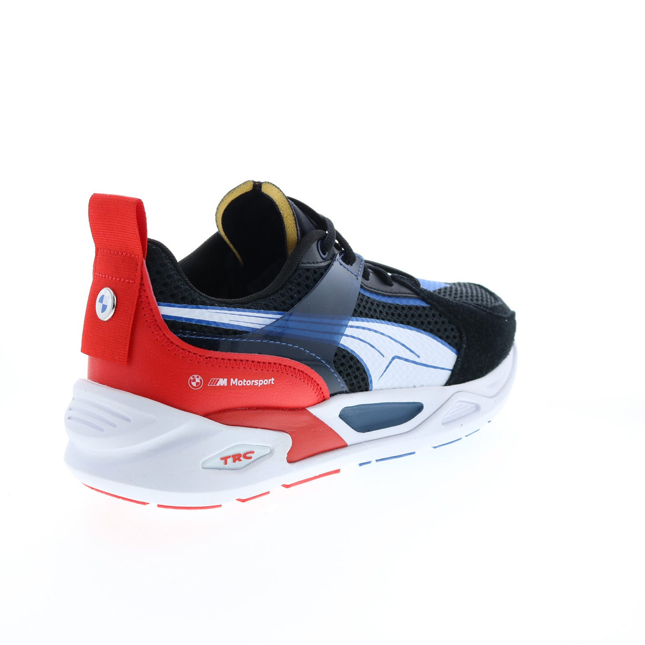 Puma BMW MMS TRC Blaze 30720101 Mens Black Canvas Motorsport Sneakers ...