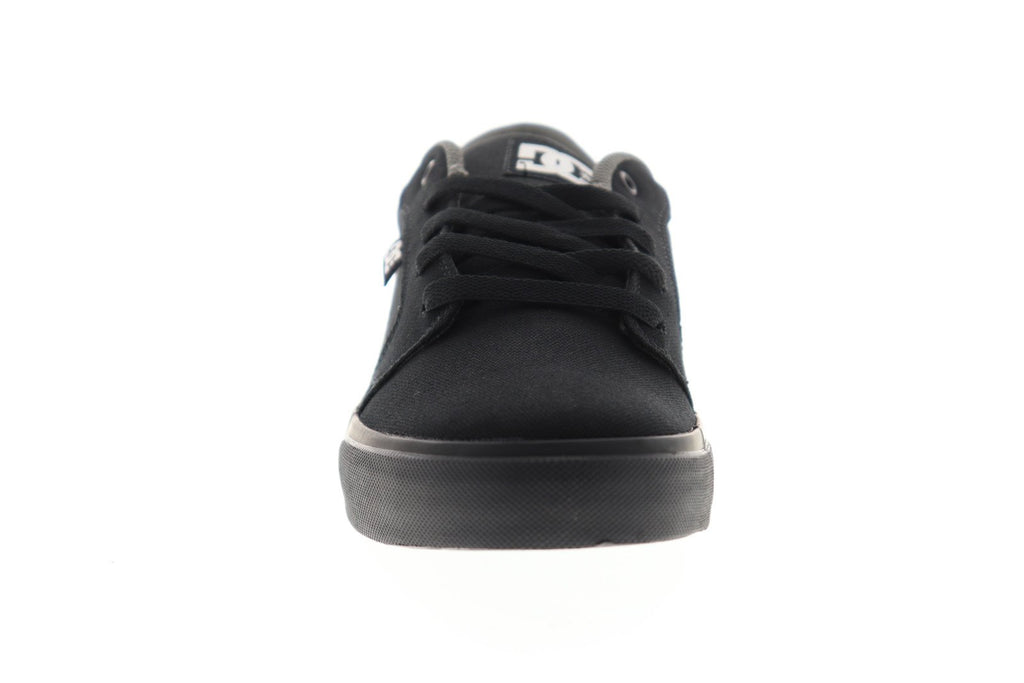 DC Anvil TX 320040 Mens Black Canvas Low Top Lace Up Skate Sneakers Sh ...