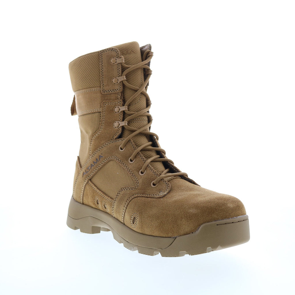 Altama Jungle Assault Side-Zip Safety Toe Mens Brown Wide Tactical Boo ...