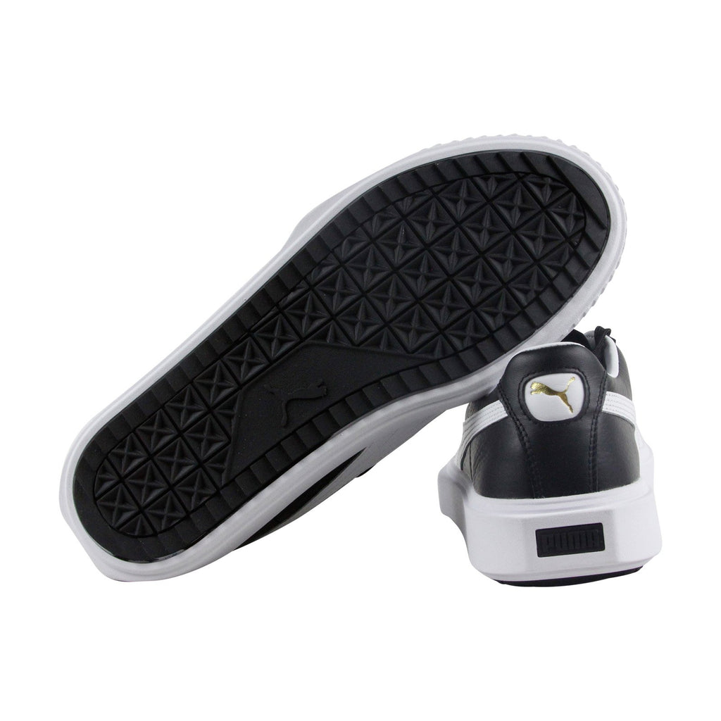 Puma Breaker 36607801 Mens Black Leather Low Top Lifestyle Sneakers Sh ...