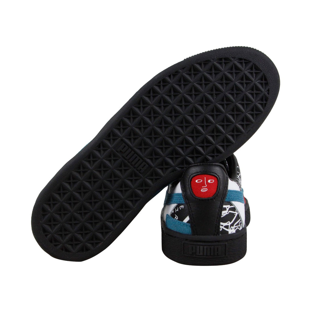 Puma X Shantell Martin Basket Graphic 36653102 Mens Black Leather Snea ...