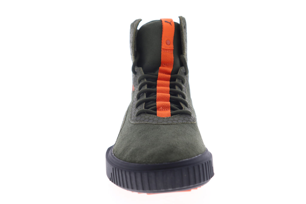 Puma Breaker Hi FOF 36771401 Mens Green Suede High Top Lifestyle Sneak ...