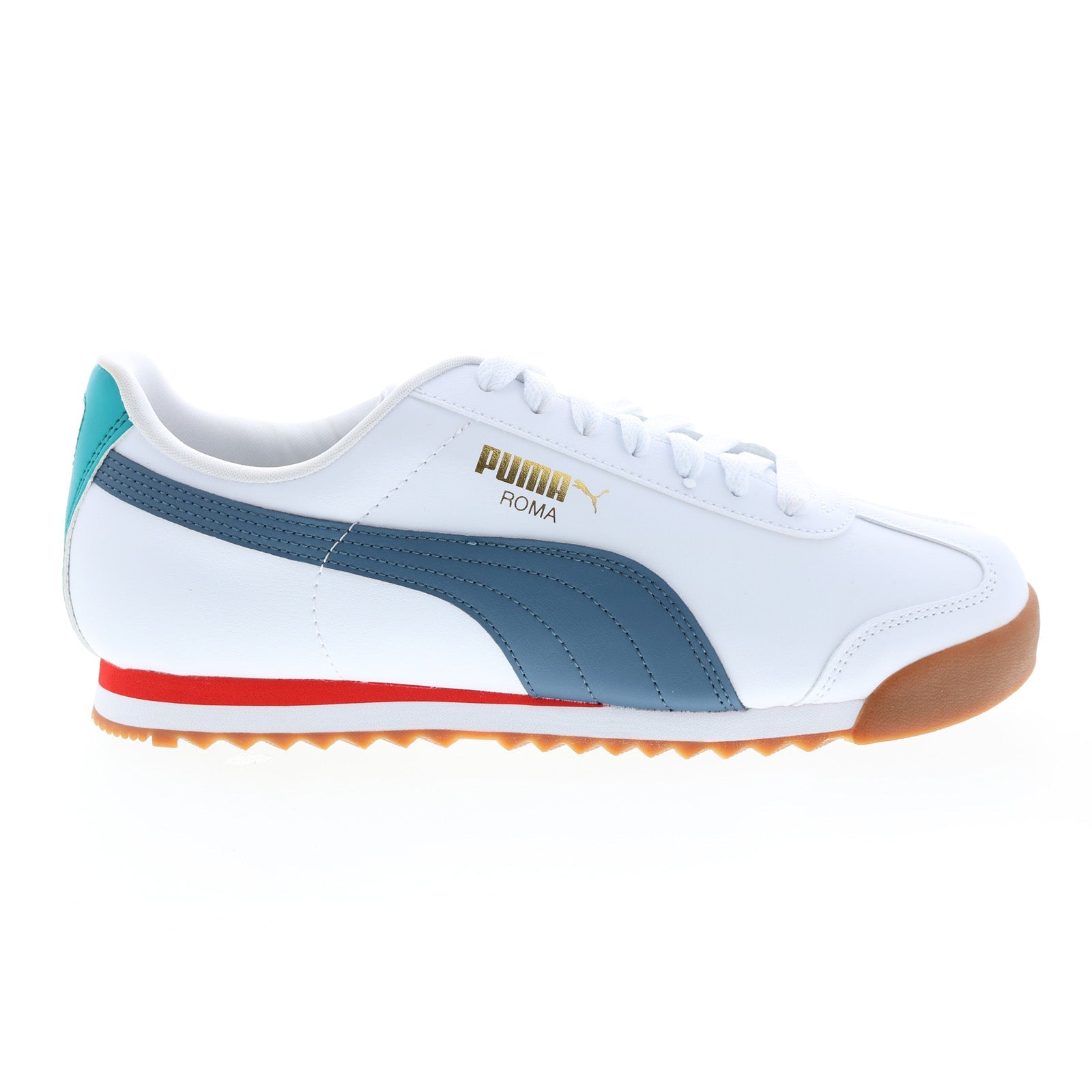 Puma Roma Basic + 36957140 Mens White Synthetic Lifestyle Sneakers Sho ...