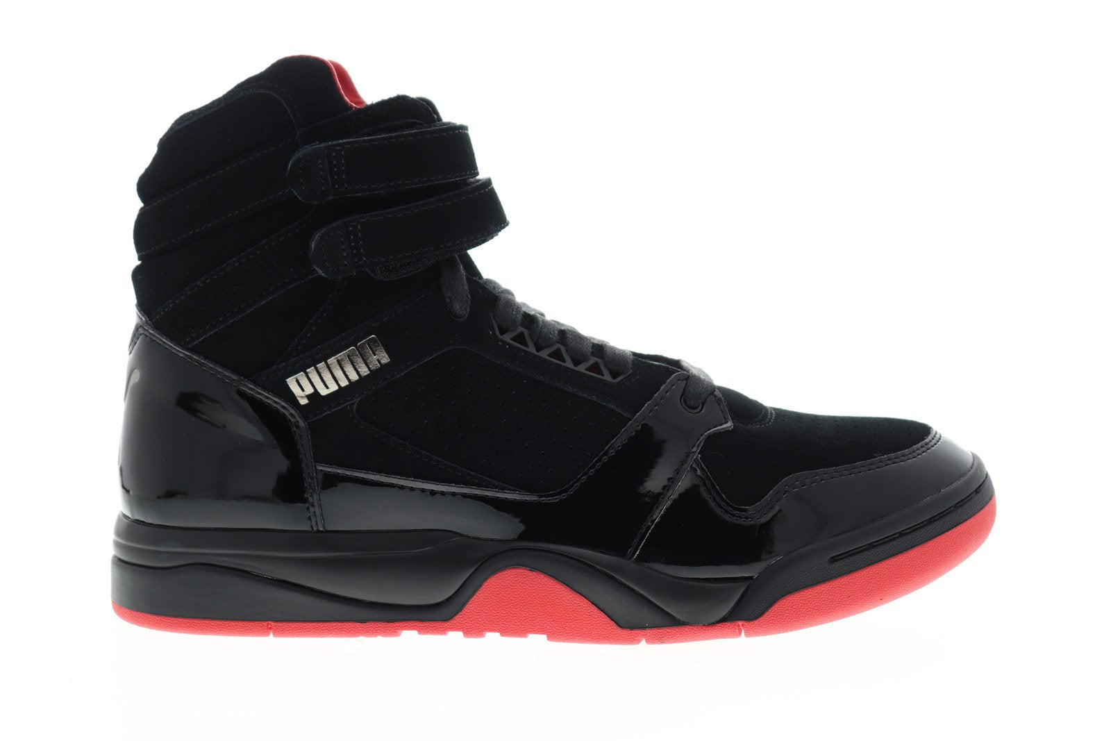 Puma Palace Guard Mid Red Carpet 37007301 Mens Black Lifestyle Sneaker ...