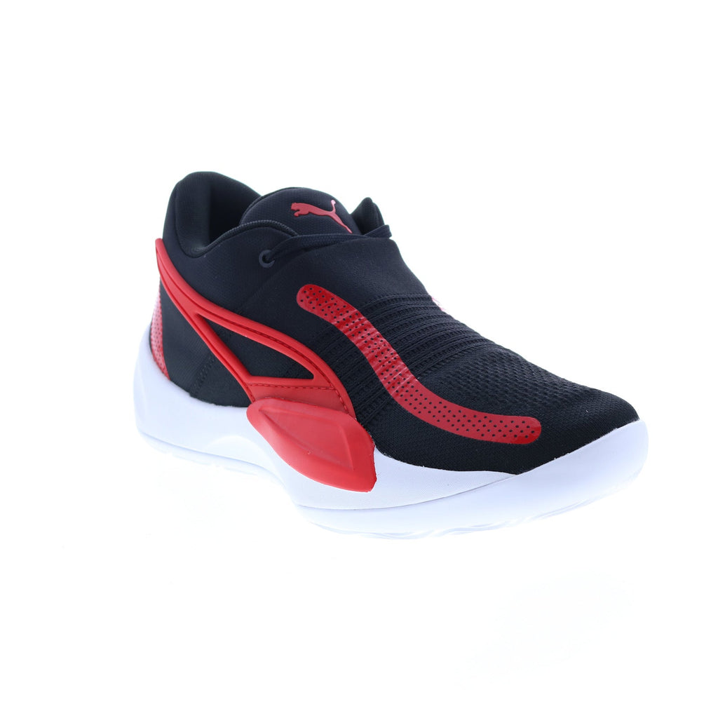 Puma Rise Nitro 37701206 Mens Black Canvas Athletic Basketball Shoes ...