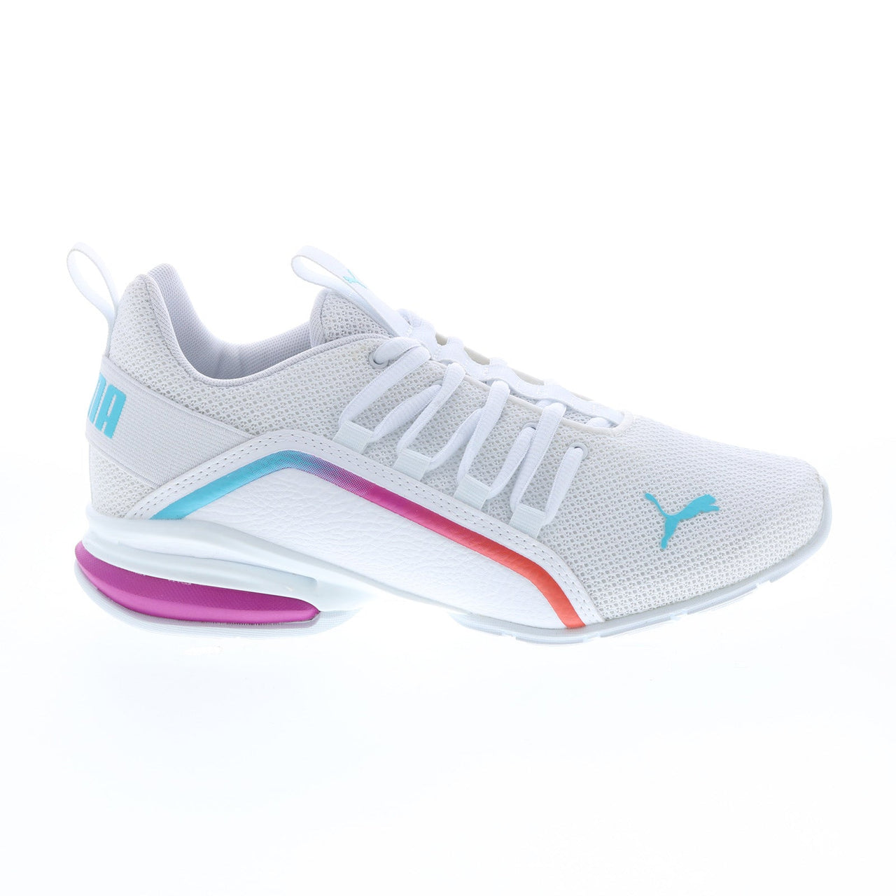 Puma Axelion Light Fade 37732301 Womens White Athletic Running Shoes ...