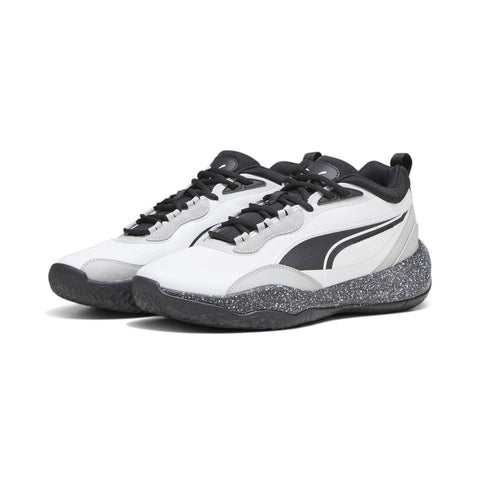 Puma Playmaker Pro Splatter 37757606 Mens White Athletic Basketball Sh ...