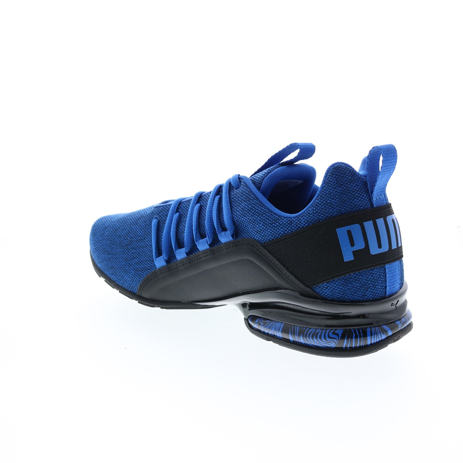 Puma Axelion Bubble Graphic 37809801 Mens Blue Canvas Athletic Running ...