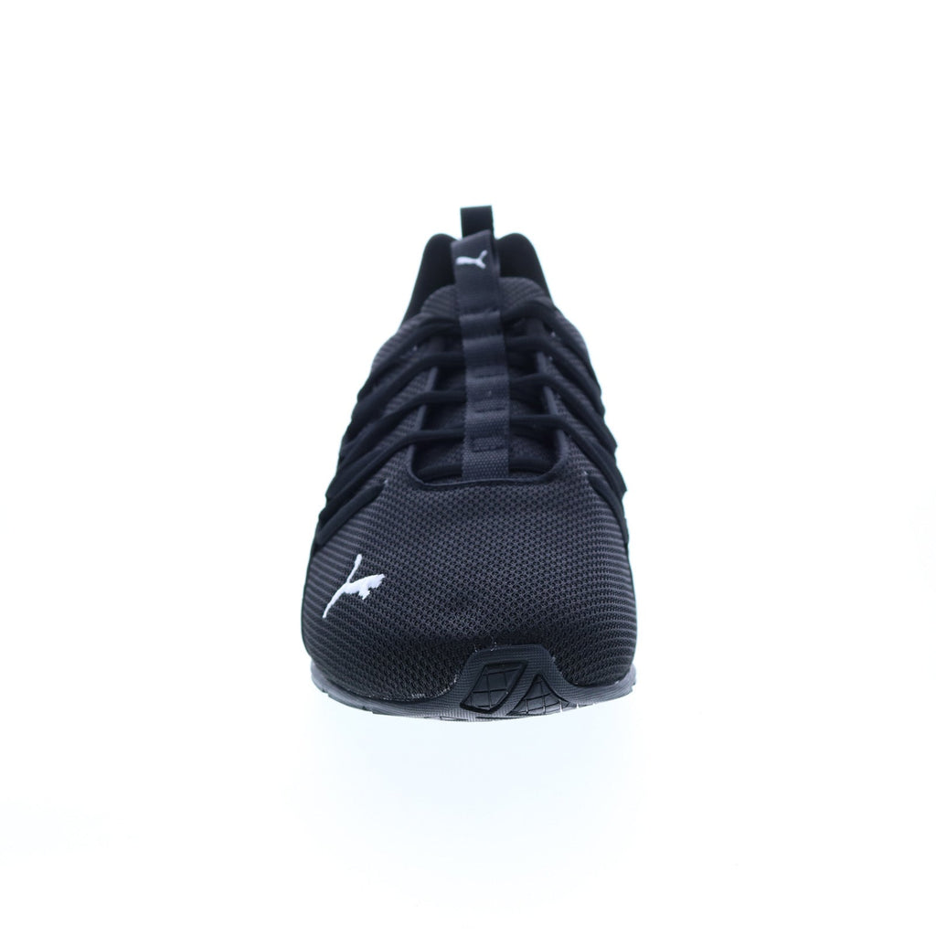 Puma Axelion Linear Lines Wide 37817601 Mens Black Athletic Running Sh ...