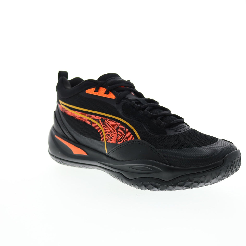 Puma Playmaker Pro Laser 37832301 Mens Black Mesh Athletic Basketball ...