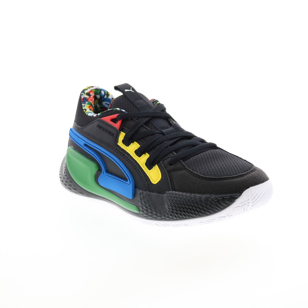 Puma Court Rider Chaos Trash Talk Mens Black Mesh Athletic Basketball ...