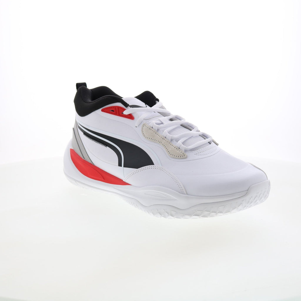 Puma Playmaker Pro Plus 37915601 Mens White Mesh Athletic Basketball S ...