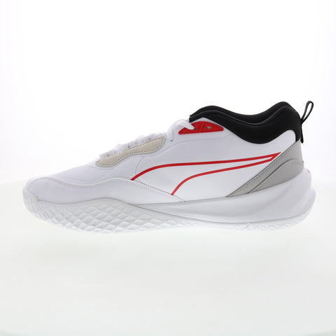 Puma Playmaker Pro Plus 37915601 Mens White Mesh Athletic Basketball S ...