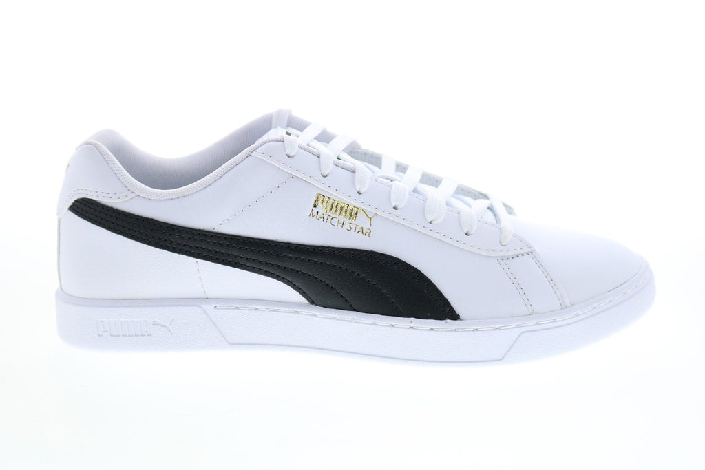 Puma Match Star 38020402 Mens White Leather Lifestyle Sneakers Shoes ...