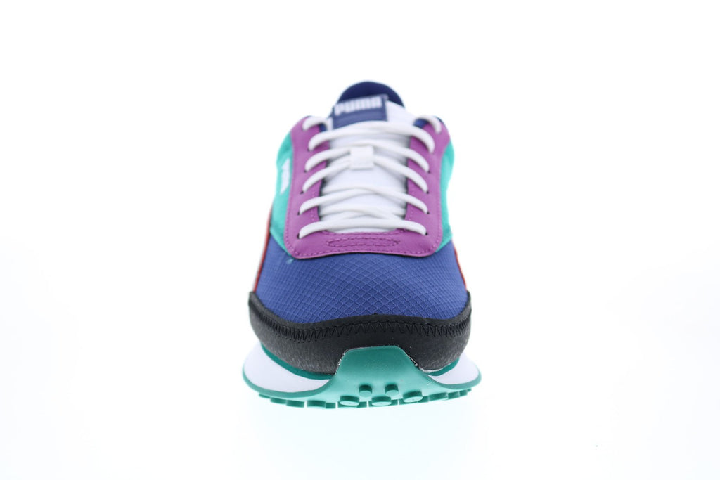 Puma Future Rider Double Byzantium Mens Blue Canvas Lifestyle Sneakers ...