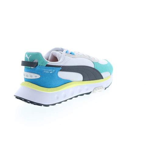 Puma Wild Rider Rollin 38151701 Mens White Leather Lifestyle Sneakers ...