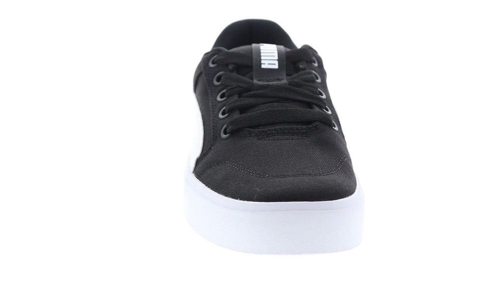 Puma C-Rey 38231001 Mens Black Canvas Lace Up Lifestyle Sneakers Shoes ...