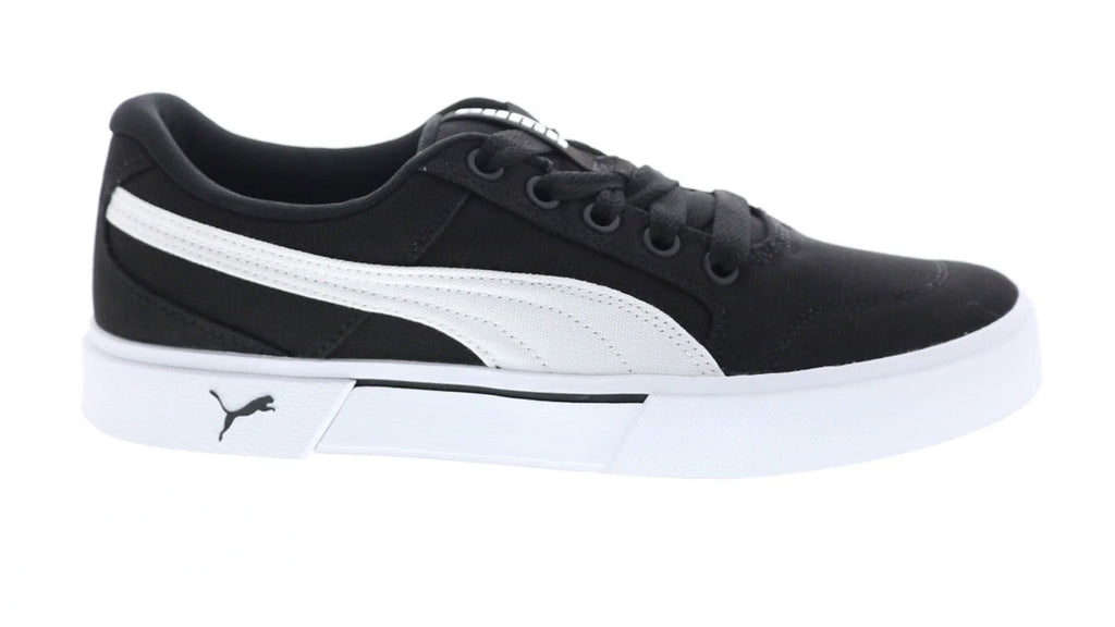 Puma C-Rey 38231001 Mens Black Canvas Lace Up Lifestyle Sneakers Shoes ...
