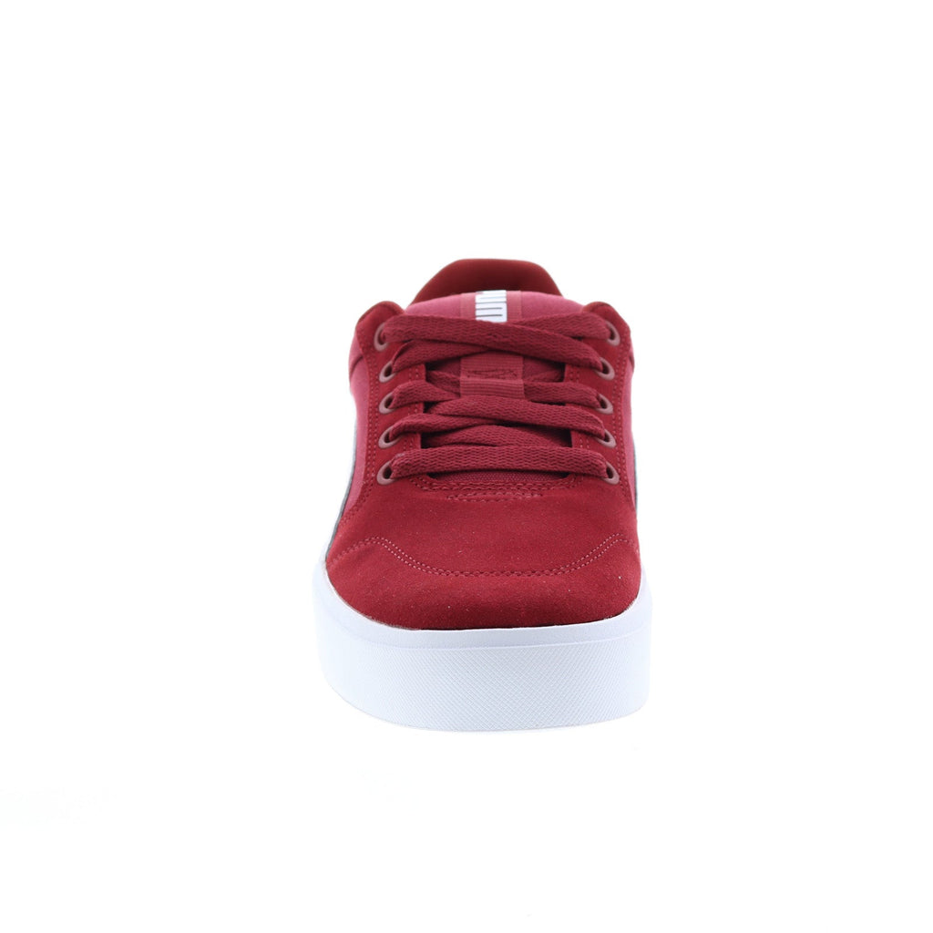 Puma C-Rey SD 38288001 Mens Red Suede Lace Up Lifestyle Sneakers Shoes ...