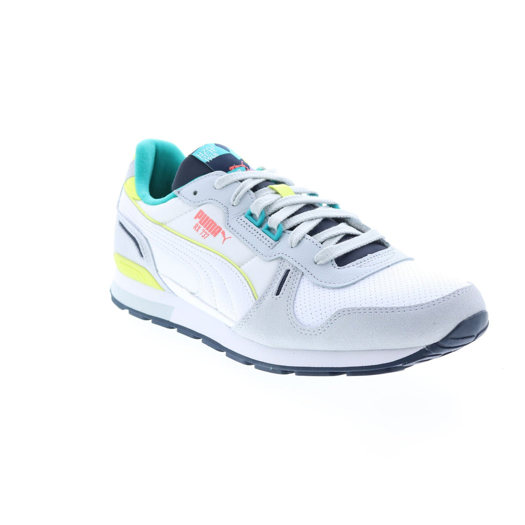 Puma RX 737 STB 38725701 Mens White Leather Lace Up Lifestyle Sneakers ...
