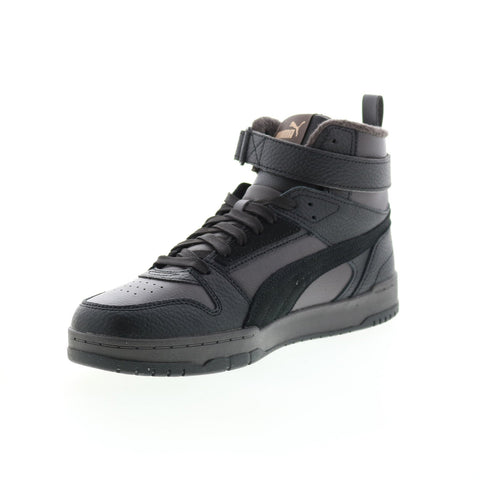 Puma RBD Game WTR 38760407 Mens Black Leather Lifestyle Sneakers Shoes ...