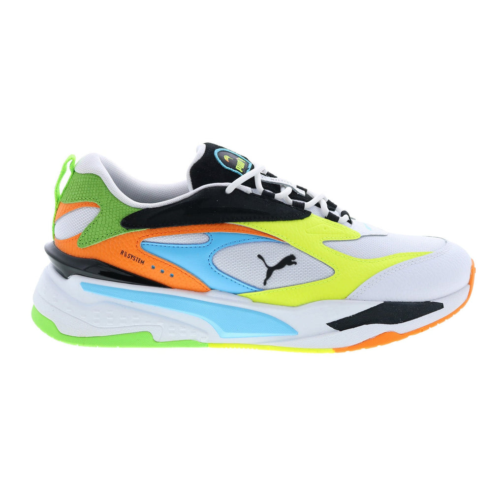 Puma RS-Fast Tropics 38832701 Mens White Leather Lifestyle Sneakers Sh ...