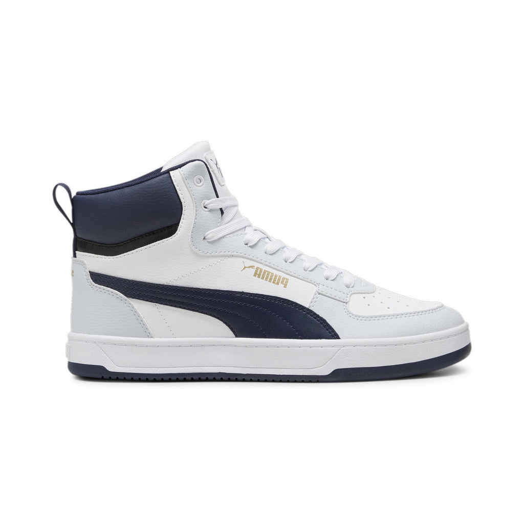 Puma Caven 2.0 Mid 39229109 Mens White Leather Lifestyle Sneakers Shoe ...