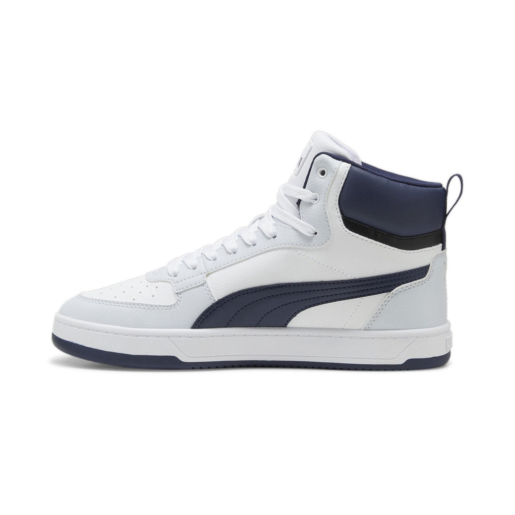 Puma Caven 2.0 Mid 39229109 Mens White Leather Lifestyle Sneakers Shoe ...