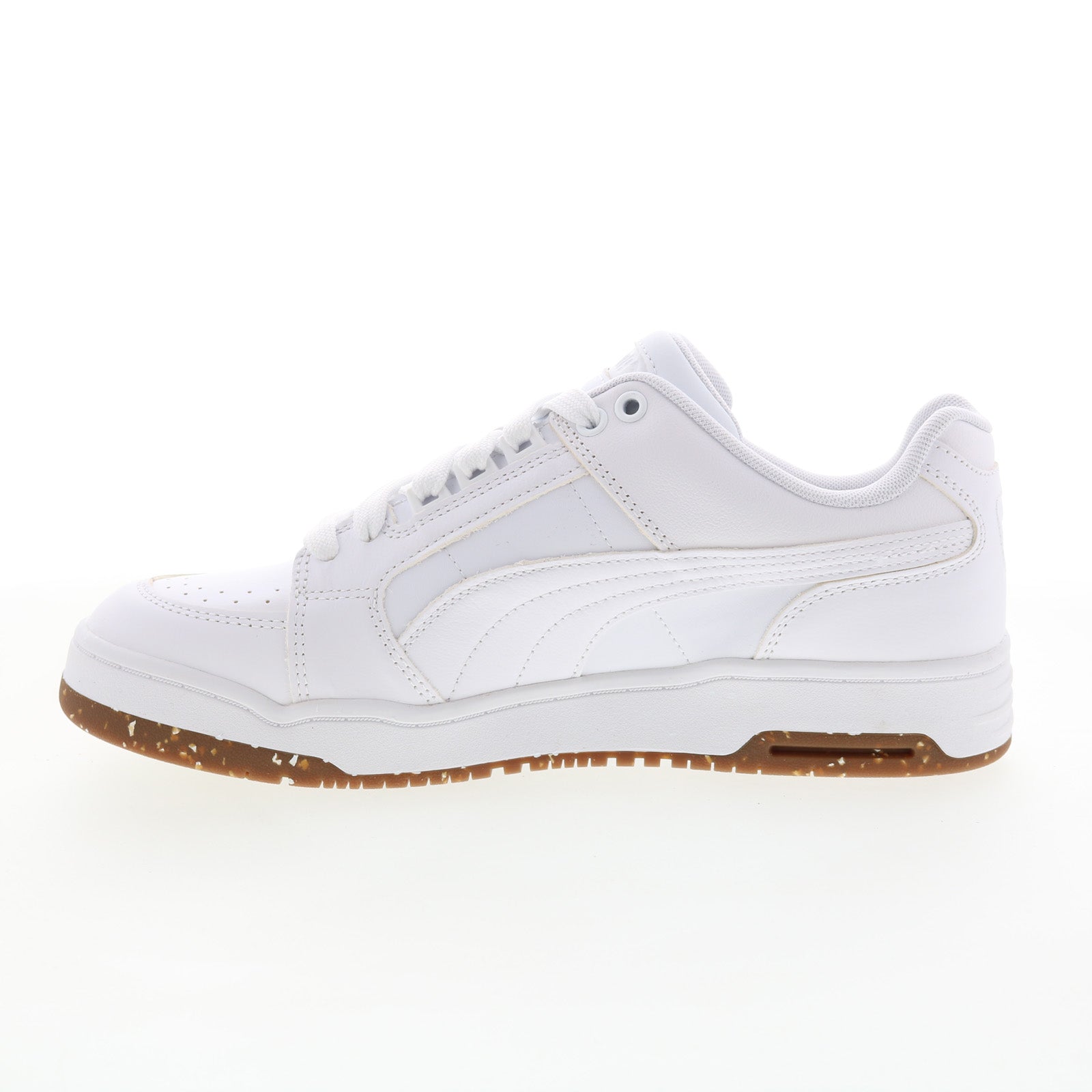 Puma Slipstream LO Gum 39322301 Mens White Leather Lifestyle Sneakers ...