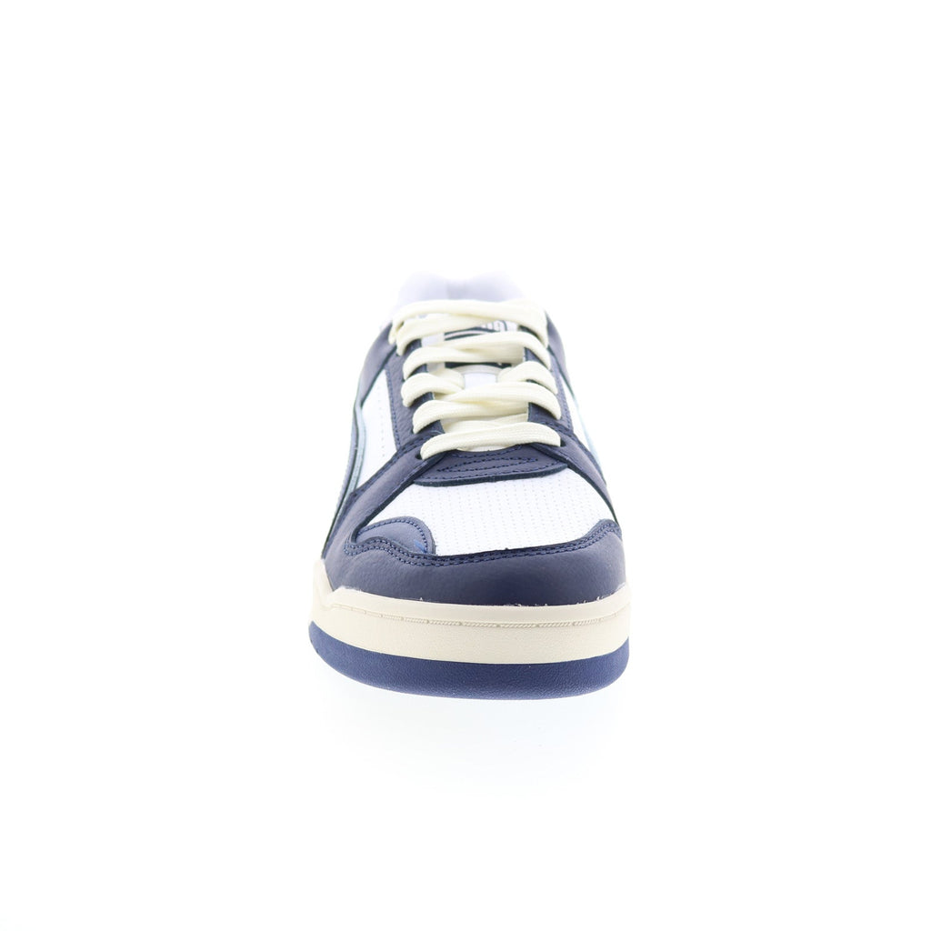 Puma Slipstream Lo Vintage Mens Blue White Suede Lifestyle Sneakers Sh ...