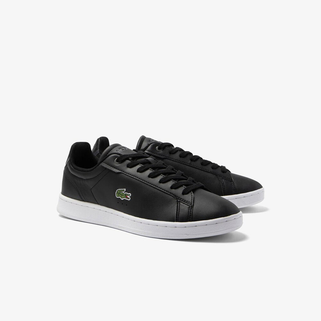 Lacoste Carnaby Pro Bl23 1 SMA Mens Black Leather Lifestyle Sneakers S ...