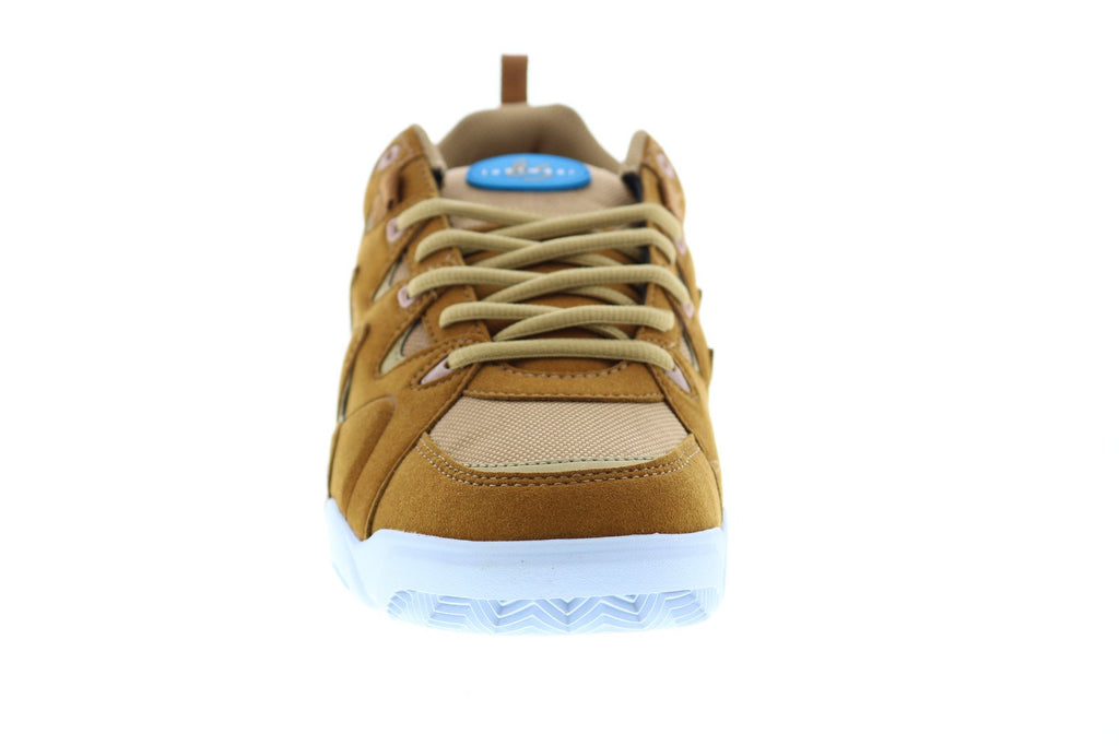 ES Symbol 5101000169200 Mens Brown Suede Skate Sneakers Shoes - Ruze Shoes