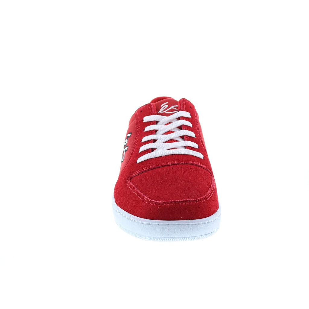ES Eos 5101000184600 Mens Red Suede Lace Up Skate Inspired Sneakers Sh ...