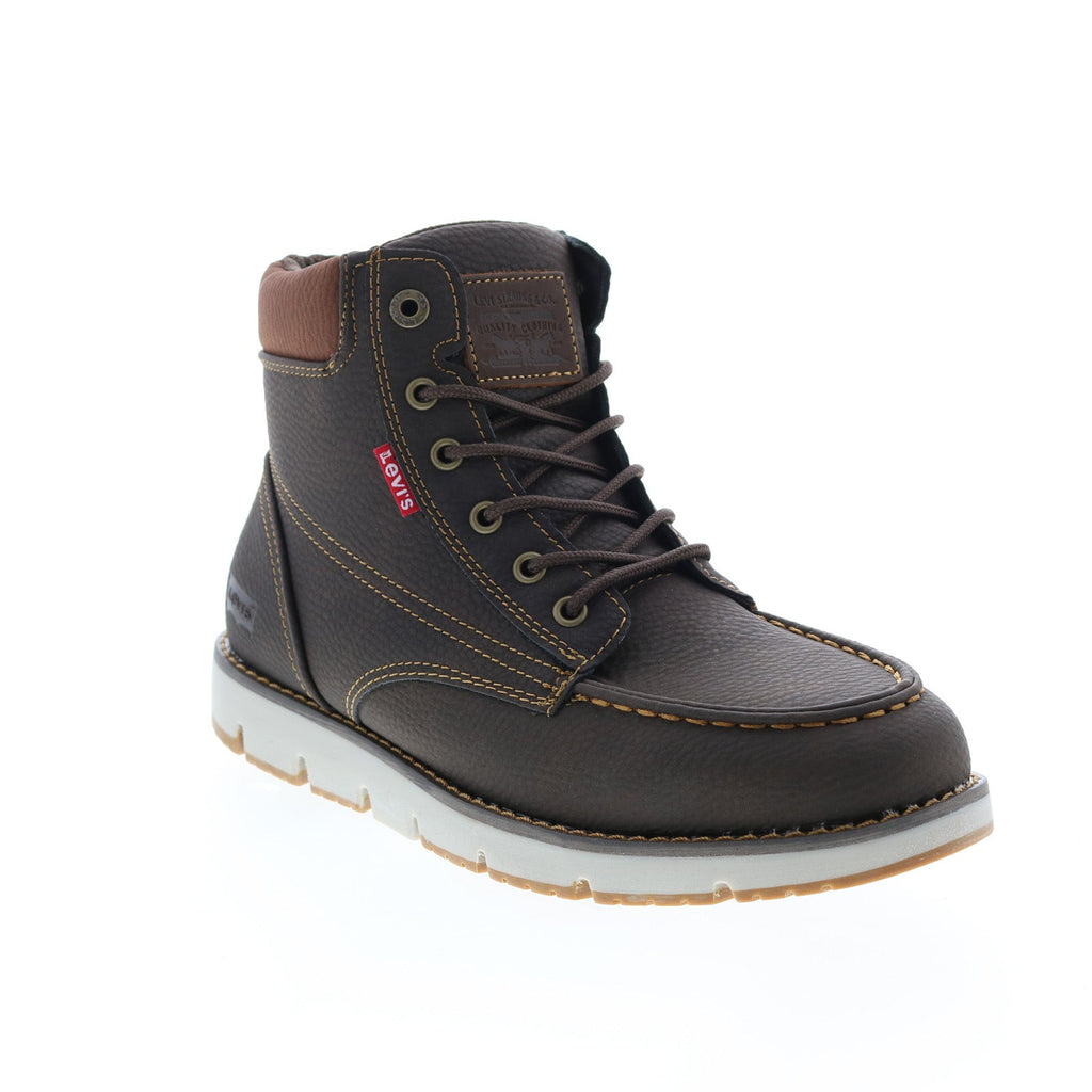 Levis Dean WX UL 519562-JJ13 Mens Brown Leather Lace Up Casual Dress B ...