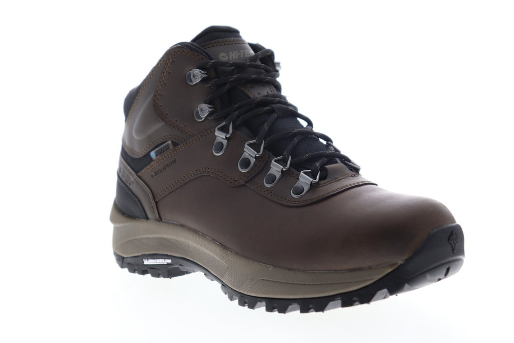 Hi-Tec Altitude VI I Wp 52216 Mens Brown Leather Lace Up Hiking Boots ...