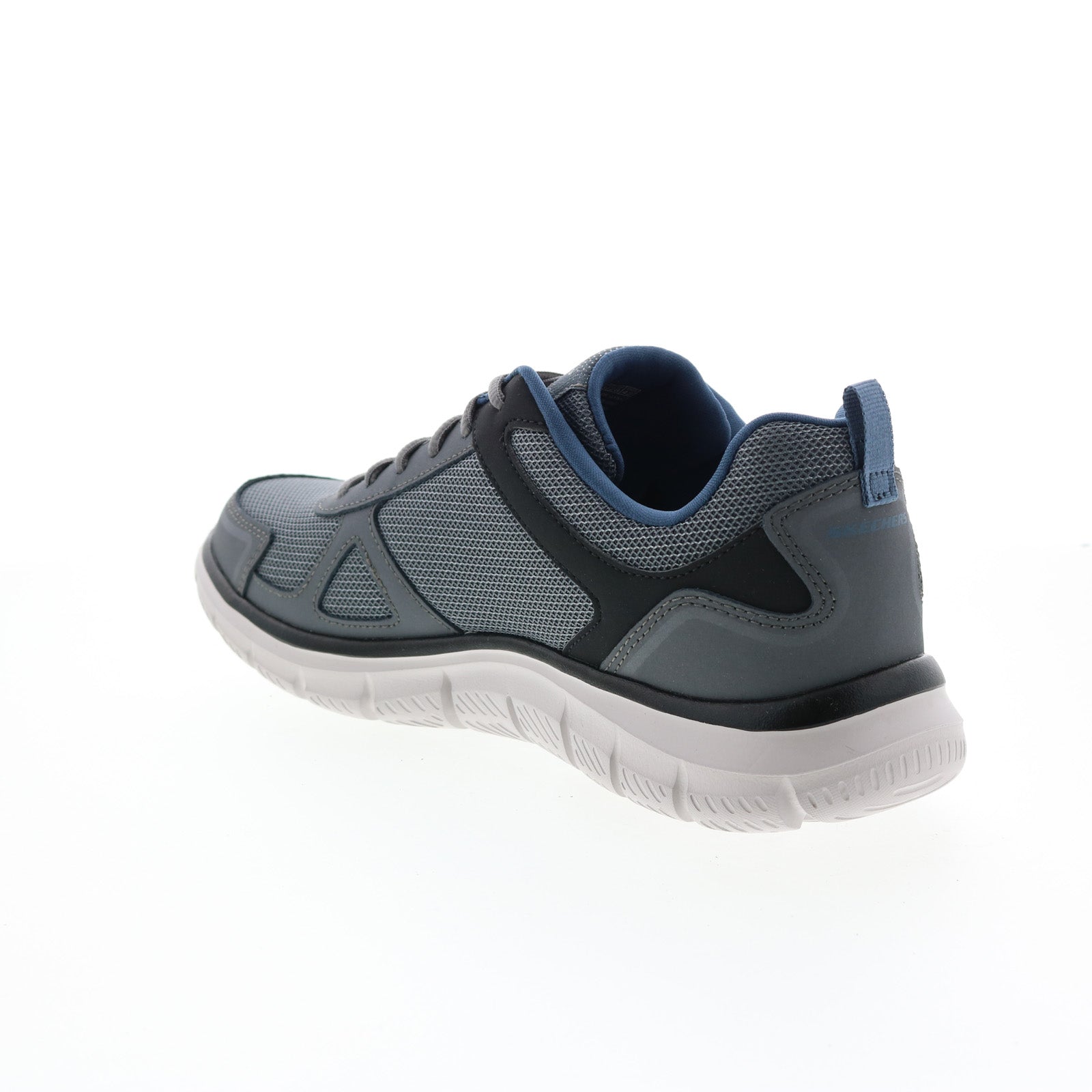 Skechers Track Scloric 52631 Mens Gray Canvas Lifestyle Sneakers Shoes ...