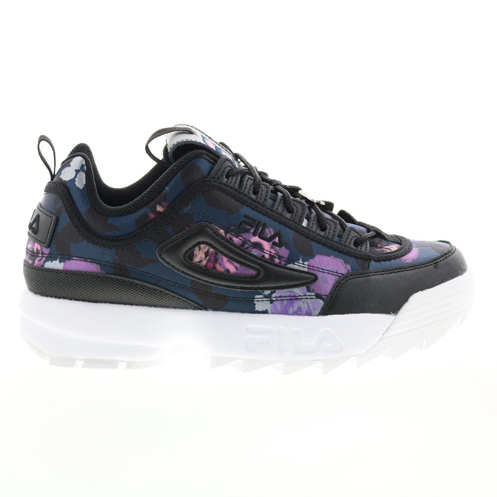 Fila Disruptor II Midnight Garden Womens Black Lifestyle Sneakers Shoe ...