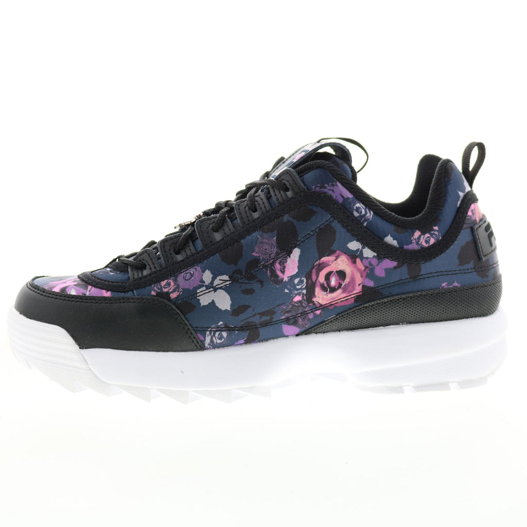 Fila Disruptor II Midnight Garden Womens Black Lifestyle Sneakers Shoe ...