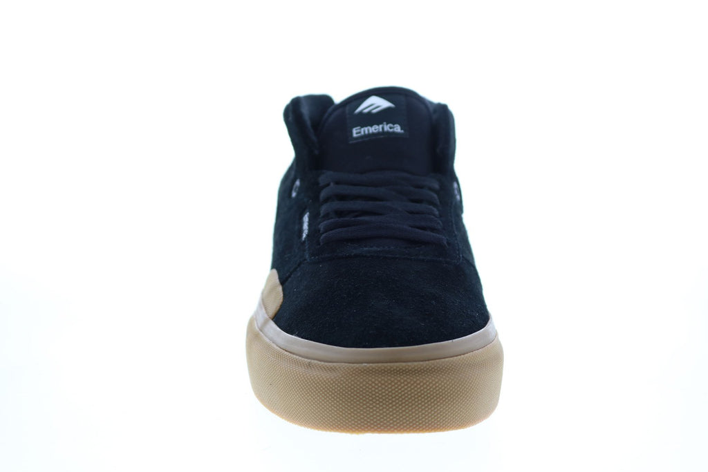Emerica Pillar 6101000132374 Mens Black Suede Skate Inspired Sneakers ...
