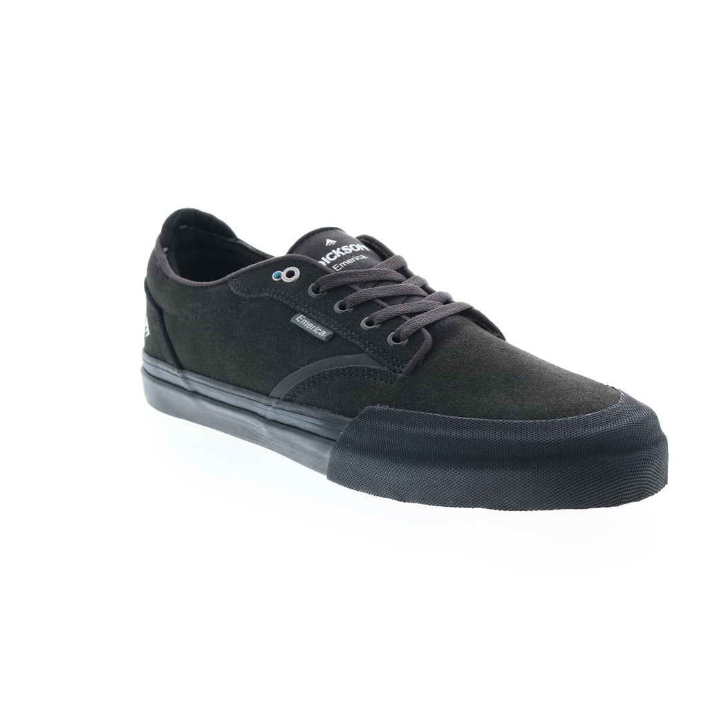 Emerica Dickson 6102000130010 Mens Gray Suede Skate Inspired Sneakers ...