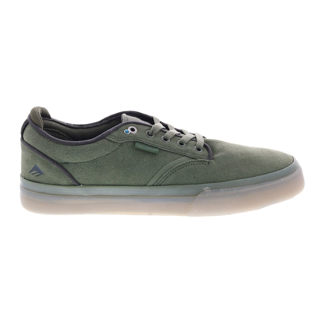 Emerica Dickson 6102000130301 Mens Green Suede Skate Inspired Sneakers ...