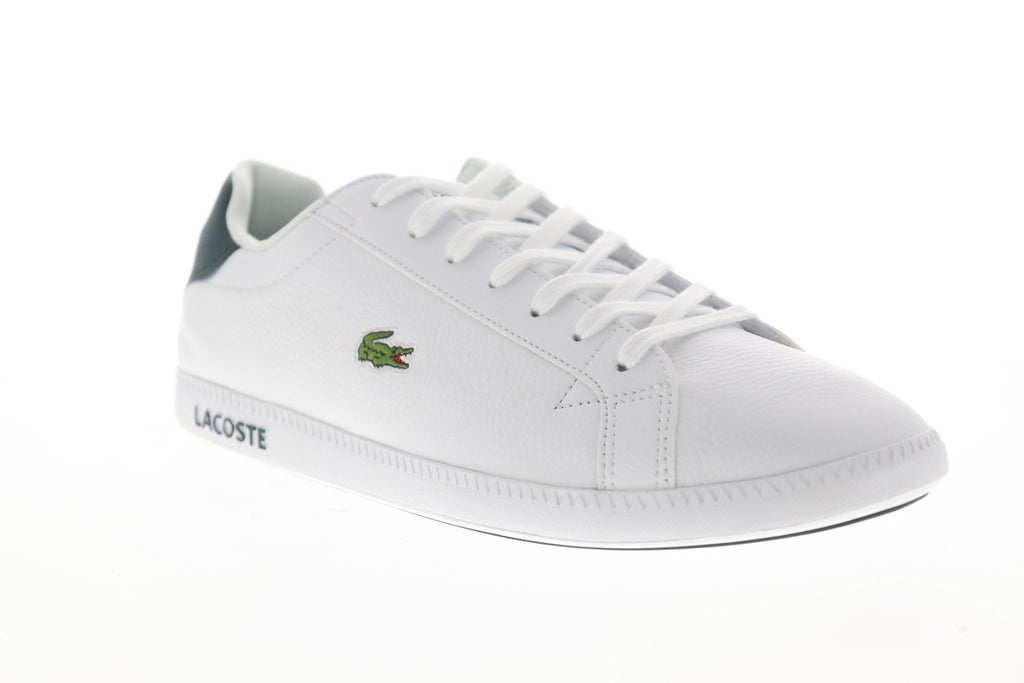 Lacoste Graduate Lcr3 118 1Mens White Leather Lifestyle Sneakers Shoes ...
