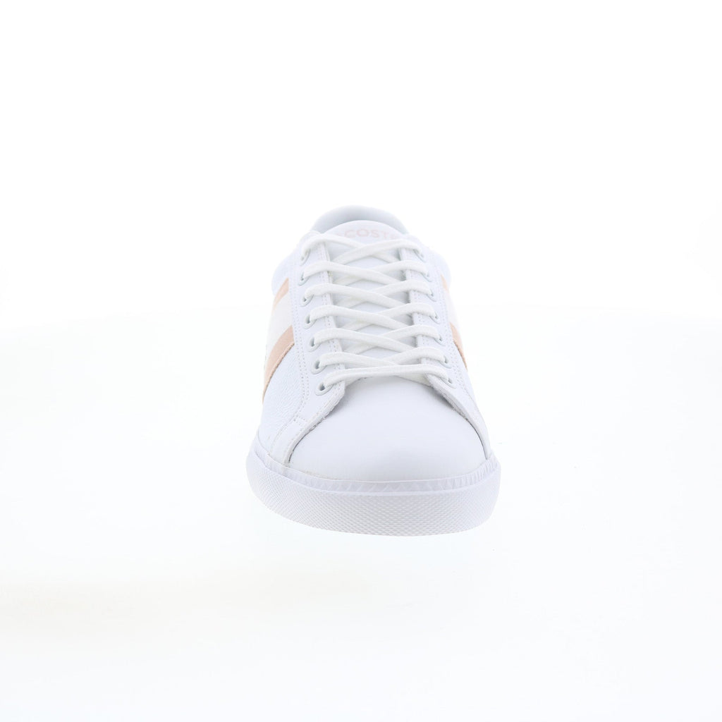 Lacoste Grad VULC 120 1 P Womens White Leather Lifestyle Sneakers Shoe ...