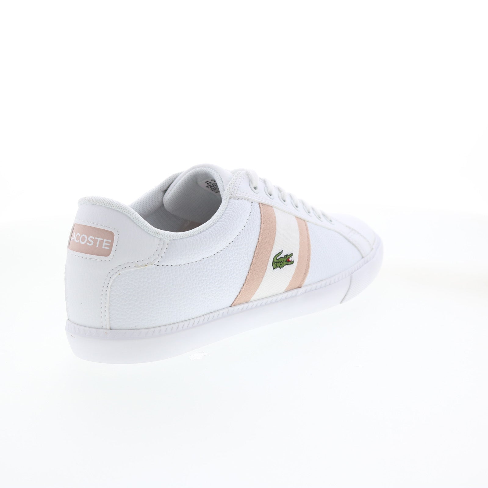 Lacoste Grad VULC 120 1 P Womens White Leather Lifestyle Sneakers Shoe ...