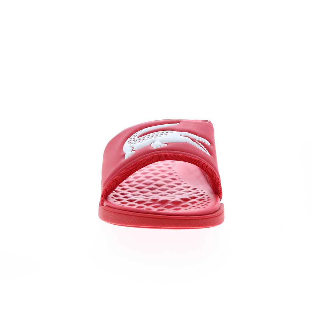 Lacoste Croco Dualiste 0922 1 Cma Mens Red Synthetic Slides Sandals Sh ...