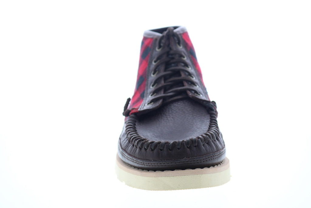 Sebago Seneca Mid Wool 7001HF0 Mens Brown Wide 2E Leather Casual Dress ...