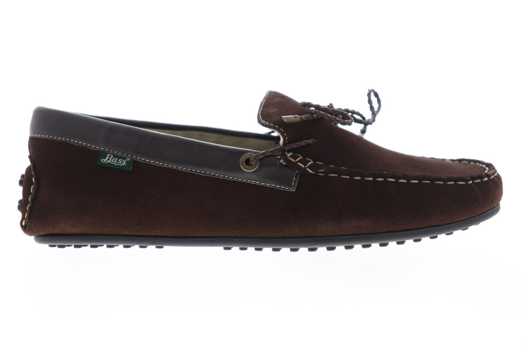 G.H. Bass Tobby Suede Leather 713200-01B Mens Brown Low Top Boat Shoes ...