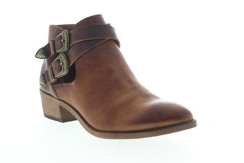 Frye Ray Western Shootie 71595 Womens Brown Leather Booties Boots ...