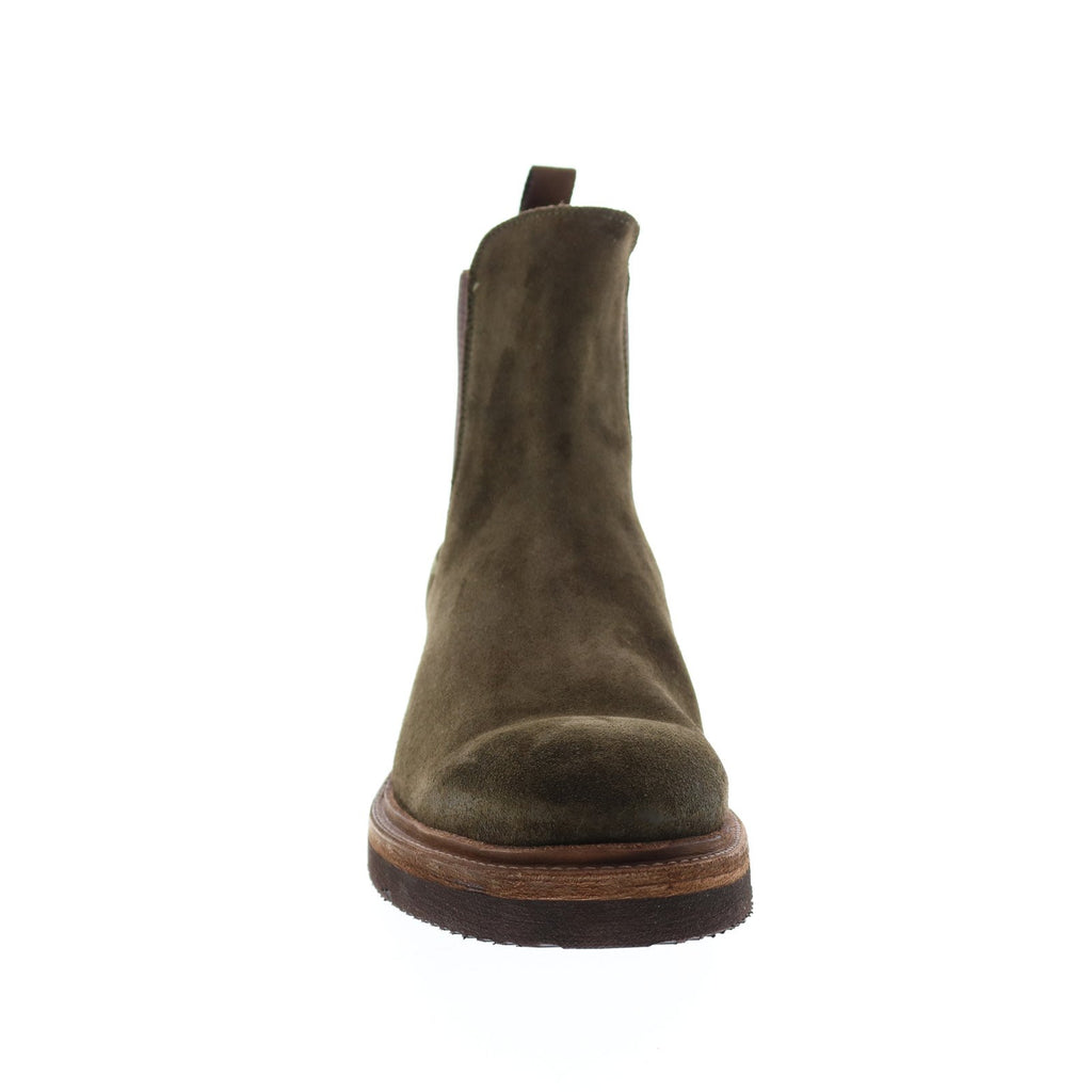 Frye Bowery Lt Chelsea 80825 Mens Green Suede Slip On Chelsea Boots ...